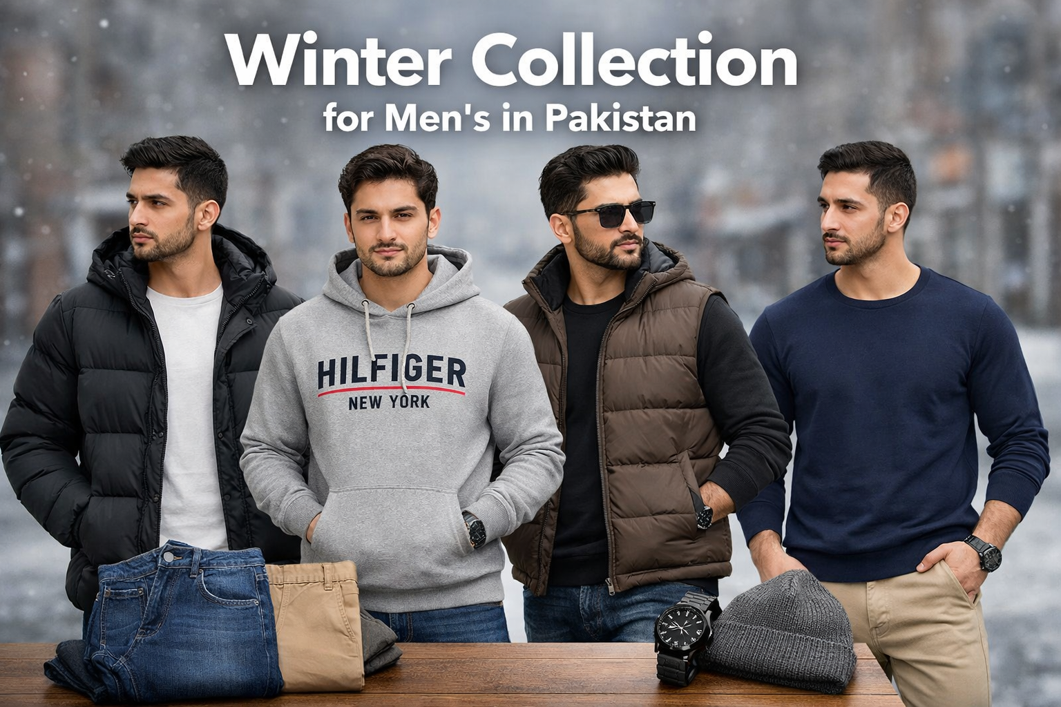 Winter Collection for Men’s in Pakistan – Farieha Clothing by Vazeer